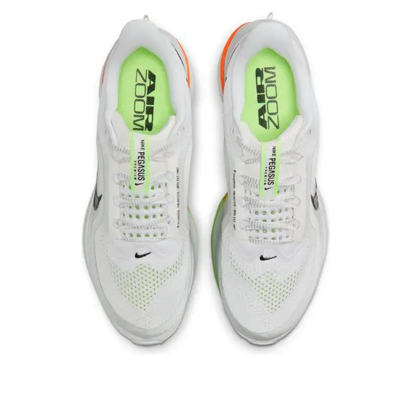 Nike Pegasus Premium "miami Hurricanes" Sneakers - White/off-white/volt