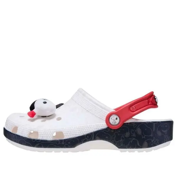 CROCS X Peanuts Snoopy Classic Clog - White/black