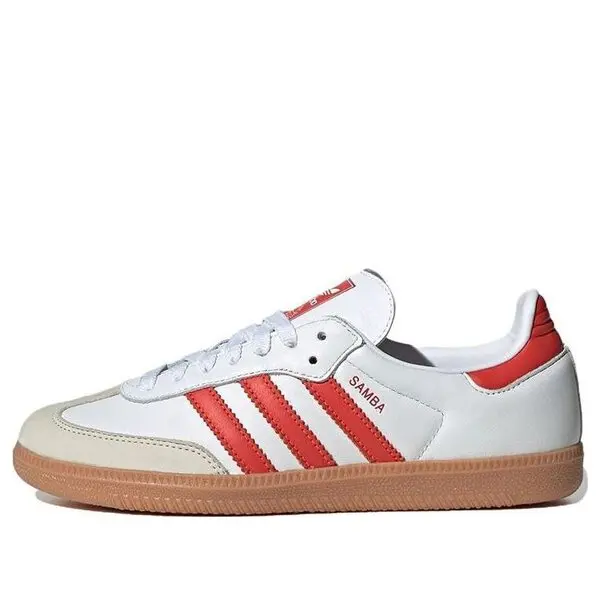 Adidas Samba Og Low Top Sneakers - Cloud White/solar Red/off White