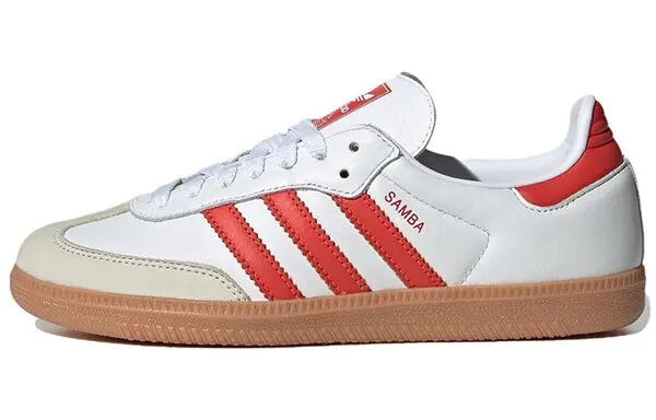 Adidas Samba Og Low Top Sneakers - Cloud White/solar Red/off White