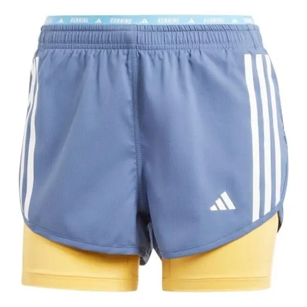 Adidas Own The Run 2-in-1 Shorts - Navy