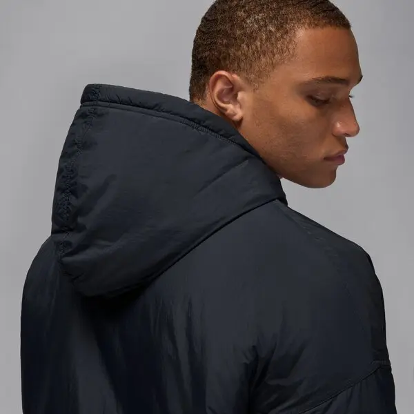 JORDAN Flight Padded Mountainside Pullover Hoodie 'black Dark Smoke Grey - Black/dark Smoke Grey