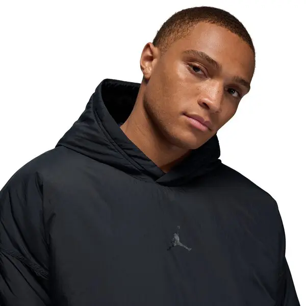 JORDAN Flight Padded Mountainside Pullover Hoodie 'black Dark Smoke Grey - Black/dark Smoke Grey