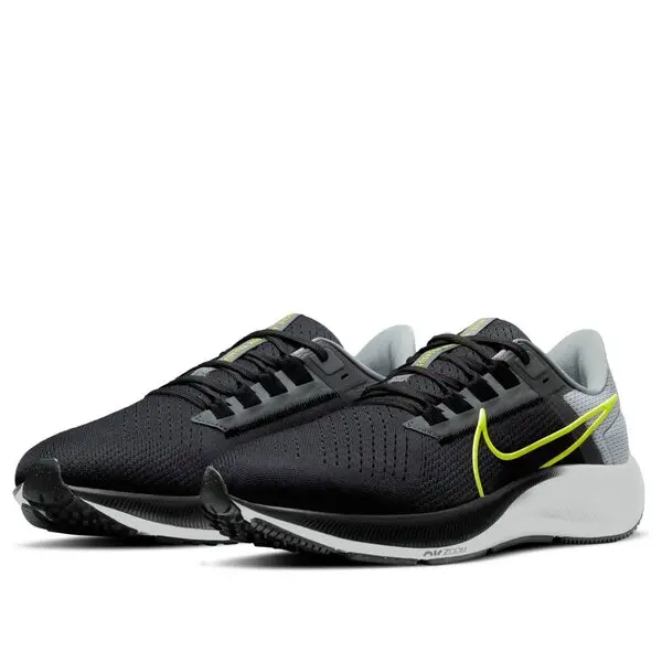Nike Zoom Pegasus 38 Athletic Sneakers - Black/orange/white