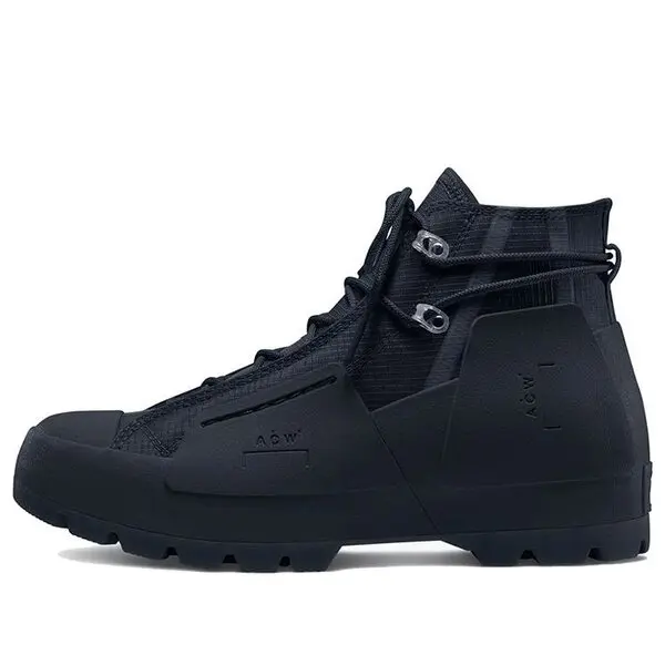 CONVERSE A-cold-wall* X Chuck Taylor All Star Lugged High Top Sneakers - Black/black/black