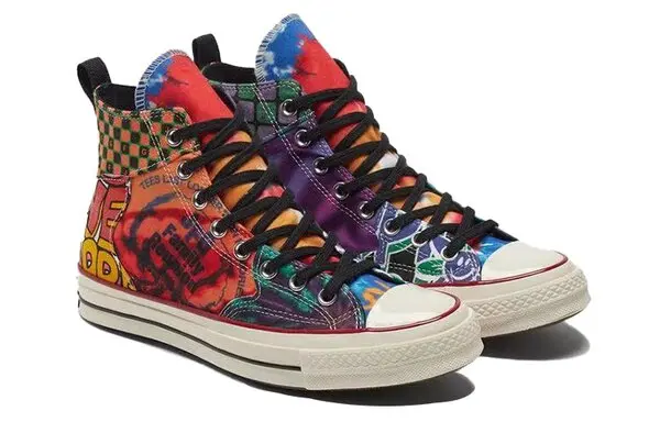 CONVERSE Chuck 70 High Top "jfg Graphic Tee Collage