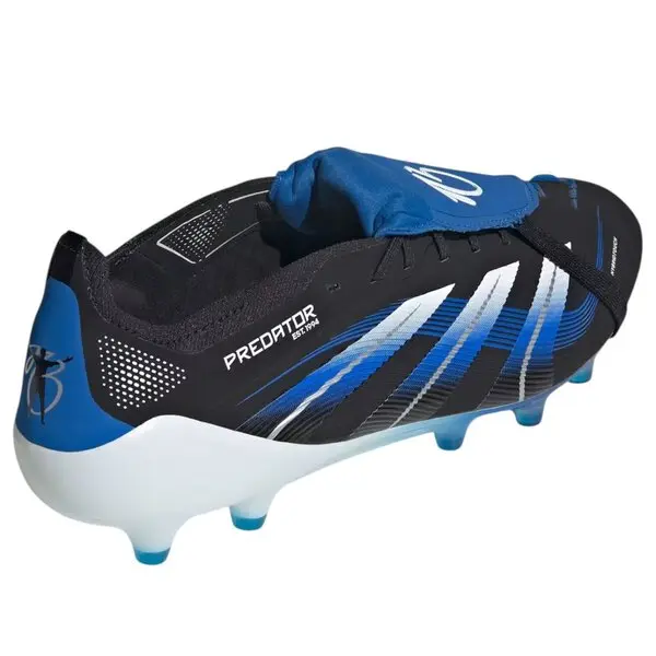 Adidas Predator Elite Fold Over Tongue Ag - Core Black/cloud White/glow Blue