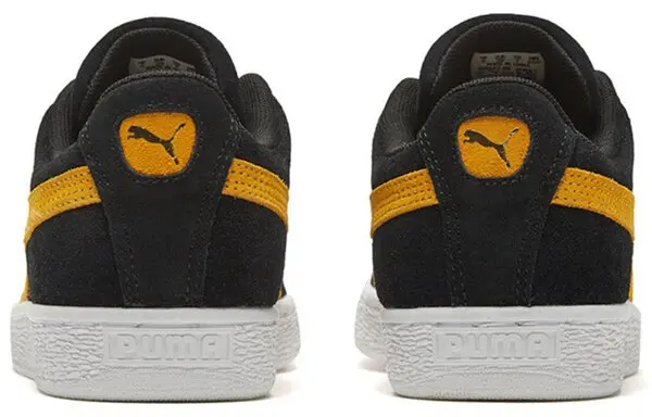 PUMA Suede Classic Low Top Sneakers - Black/gold