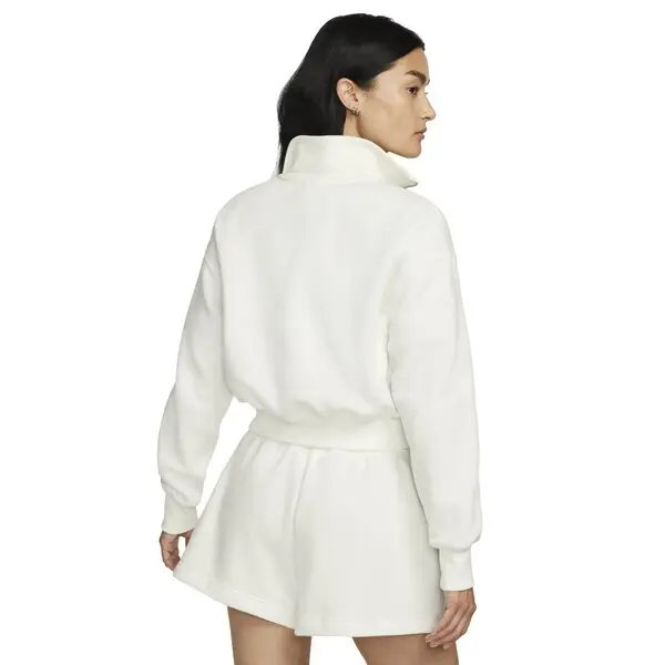 Nike Phoenix Fleece Cropped Sweatshirt - White