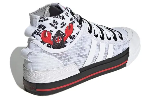 Adidas Nizza High Top Lace-up Sneakers
