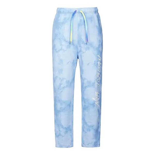 JORDAN X J Balvin Tie Dye Sweatpant - Blue