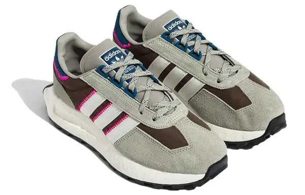 Adidas Retropy E5 Low Top Sneakers - Grey/brown