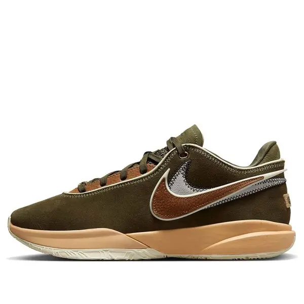 Nike Lebron 20 Ep "olive" Athletic Sneakers - Green
