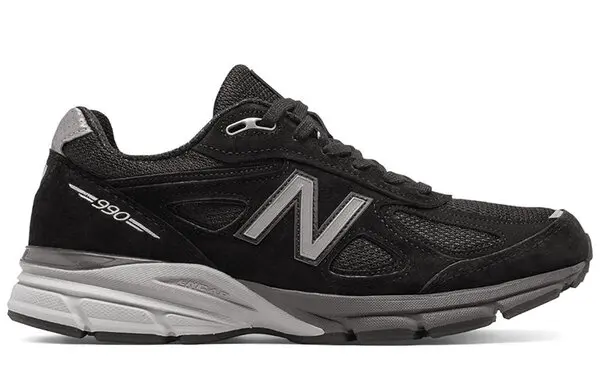 NEW BALANCE 990v4 Made In Usa Sneaker - Black