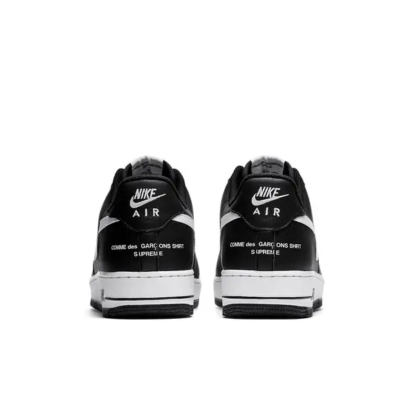 Nike Force 1 Low X Supreme X Comme Des Garçons Shirt - Black