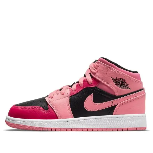 JORDAN 1 Mid Se - Pink/red/black