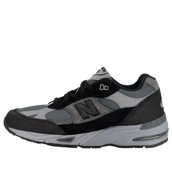 NEW BALANCE 991 Lace-up Sneakers - Black/grey