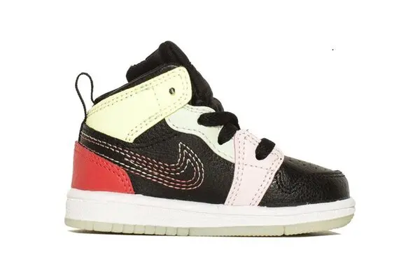 JORDAN Air 1 Mid Se Toddler Sneakers - Black