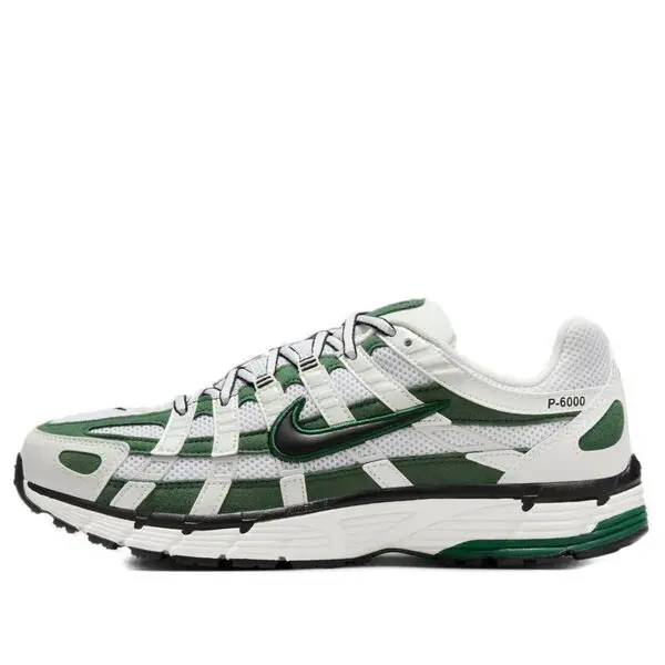 Nike P-6000 Athletic Sneakers - White/black/green
