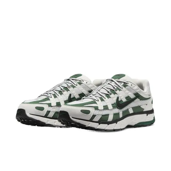 Nike P-6000 Athletic Sneakers - White/black/green