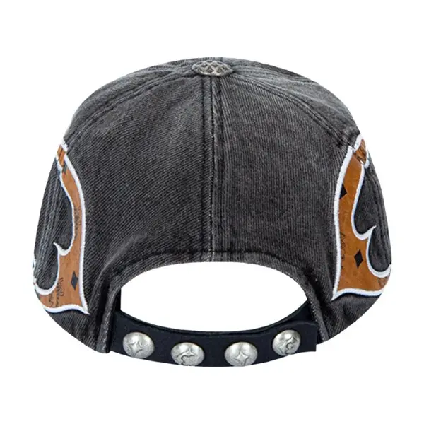 THUG CLUB X Mcm Tribal Leather Cap