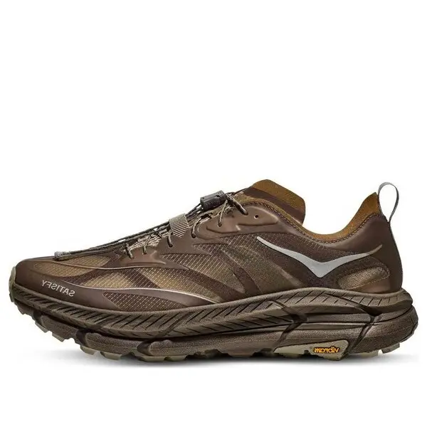 Hoka One One X Satisfy Mafate Speed 4 Lite Sneakers - Rubber