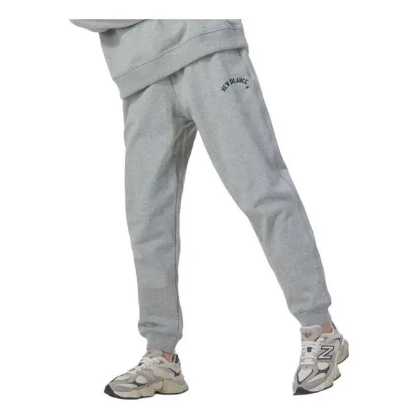 NEW BALANCE Wordmark Logo Jogging Pants Asia Sizing - Grey