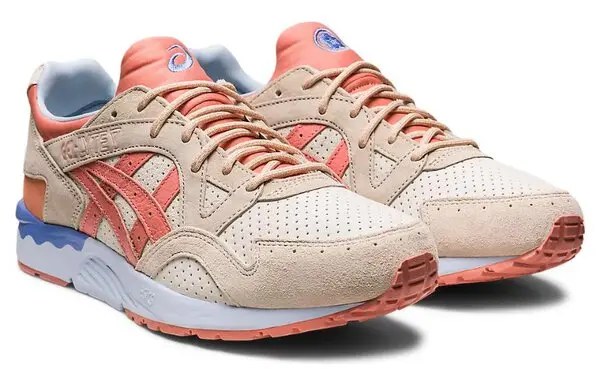 Asics Gel Lyte 5 "spring In Japan Salmon - Gray/pink/blue