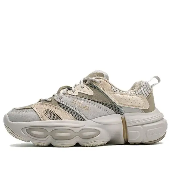 FILA Low Top Sneakers - Khaki/white