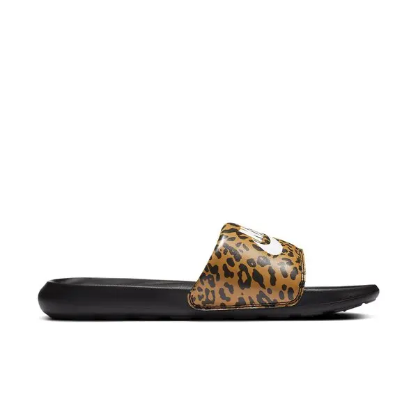 Nike Victori One Printed Slide Cheetah Print - Black/leopard