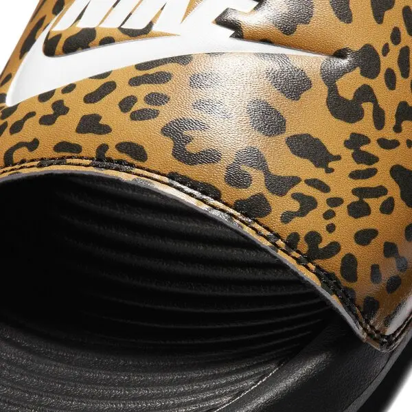 Nike Victori One Printed Slide Cheetah Print - Black/leopard