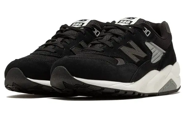 NEW BALANCE 580 Athletic Sneakers - Black/grey/white