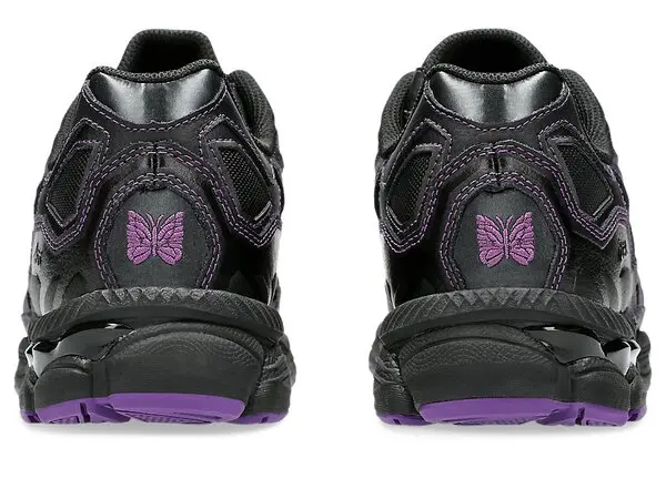 Asics X Needles Gel-nyc "black Purple" Sneakers - Black/purple