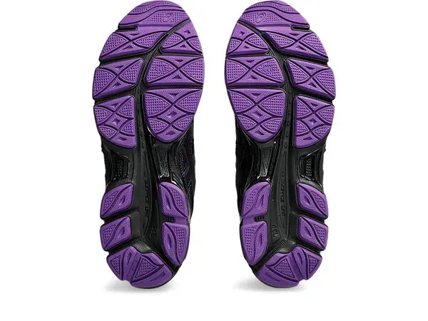 Asics X Needles Gel-nyc "black Purple" Sneakers - Black/purple