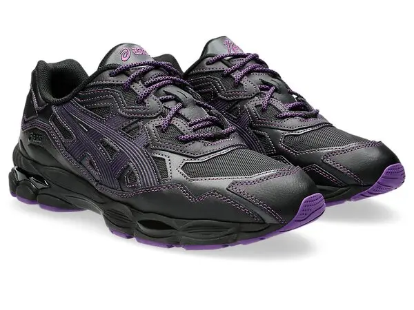 Asics X Needles Gel-nyc "black Purple" Sneakers