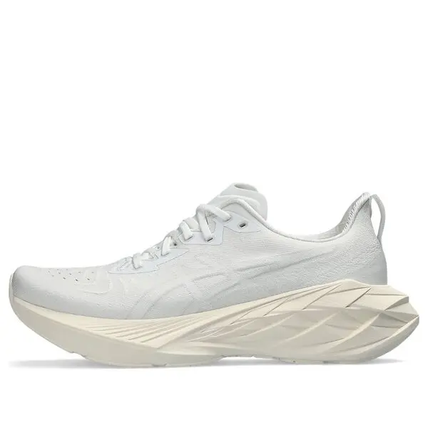 Asics Novablast 4 Athletic Sneakers - White/beige
