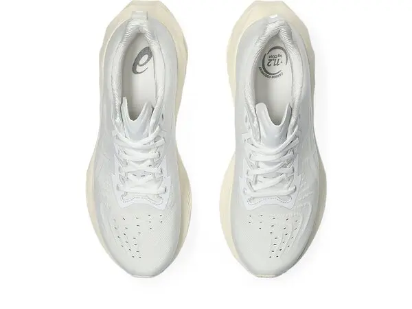 Asics Novablast 4 Athletic Sneakers - White/beige