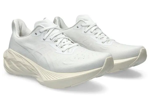 Asics Novablast 4 Athletic Sneakers - White/beige