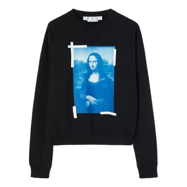 Off-White Mona Lisa Printed Cotton Pullover - Multi-color