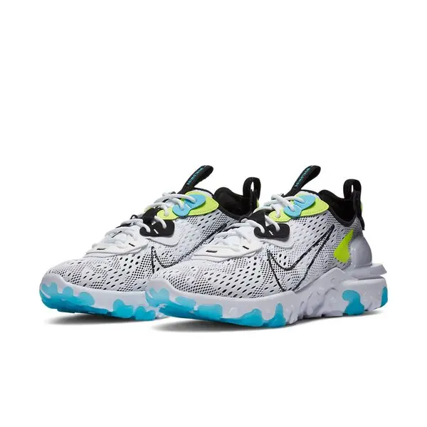 Nike React Vision "worldwide Pack White" Sneakers - White/black/volt