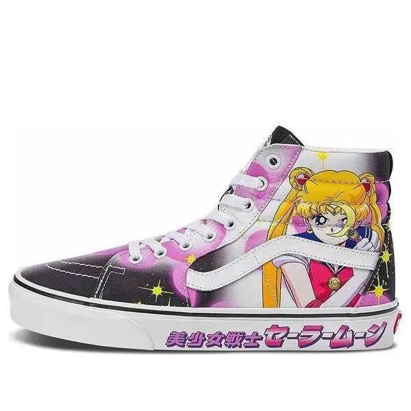 VANS Sk8-hi "pretty Guardian Black " High-top Sneakers - Pink