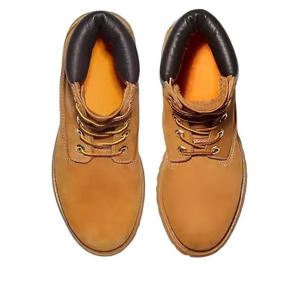 Timberland Premium 6-inch Waterproof Lace-up Boots - Yellow/black