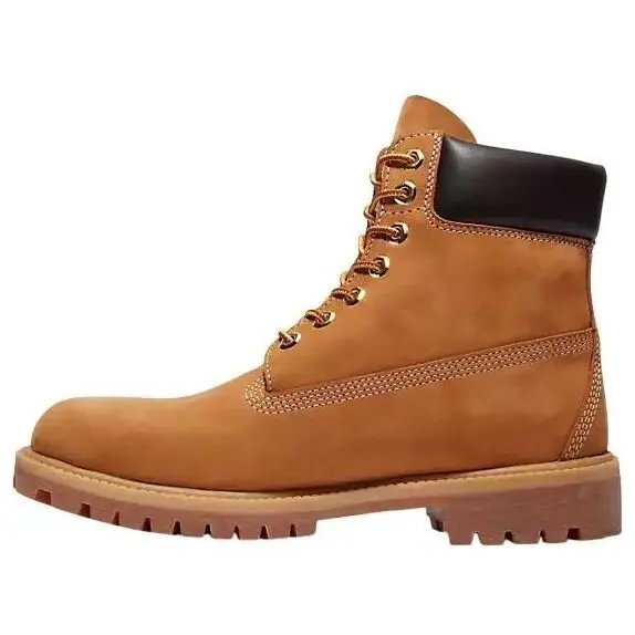 Timberland Premium 6-inch Waterproof Lace-up Boots - Yellow/black