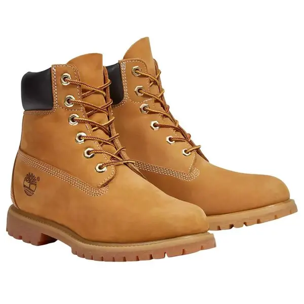 Timberland Premium 6-inch Waterproof Lace-up Boots - Yellow/black