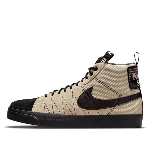 Nike Blazer Mid Premium Sb 'acclimate Pack Rattan Black - Brown/black