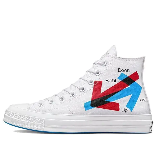 CONVERSE Chuck 70 High Top X Patta X Experimental Jetset "patta Psychogeographic Practice - White/red/blue