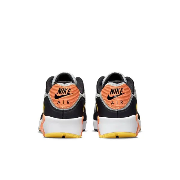 Nike Max 90 Golf Shoes - White/gray/orange