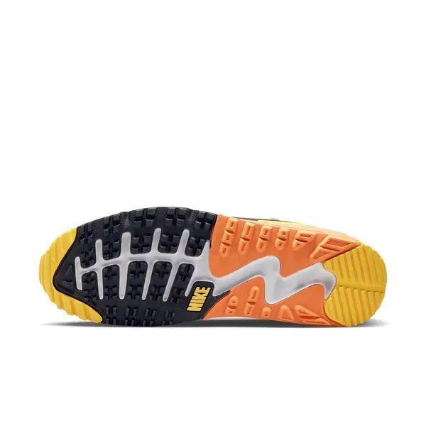 Nike Max 90 Golf Shoes - White/gray/orange