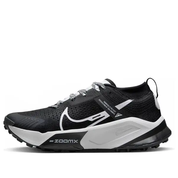 Nike Zoomx Zegama Trail Running Shoes - Black/white