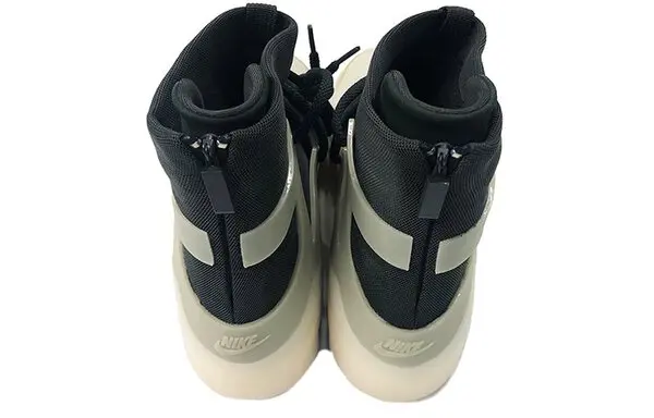 Nike Fear Of God 1 "the Question" High Top Sneakers - Black/white/grey